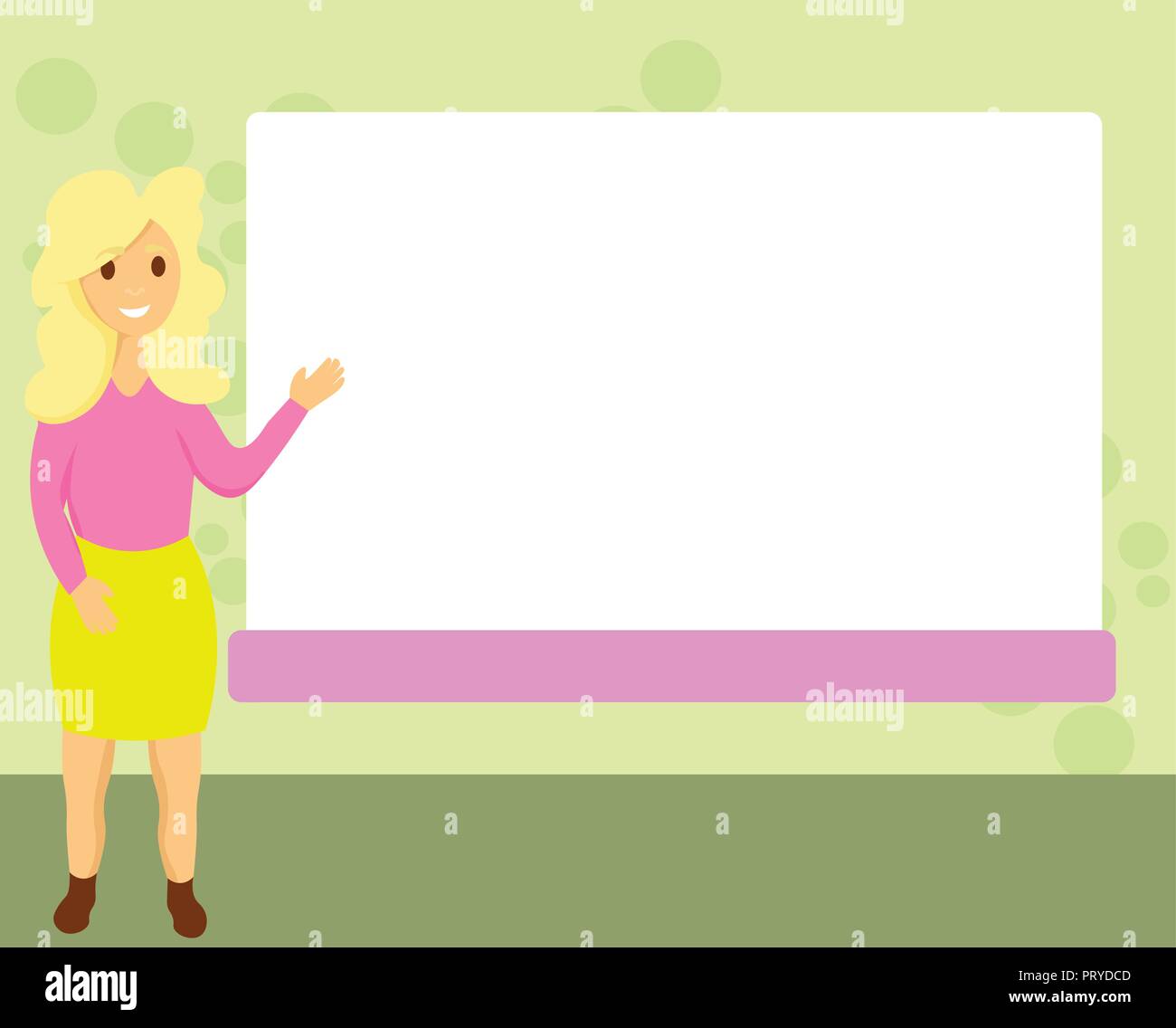 Flat Design Business Vector Illustration Empty Template Layout For flat-design-business-vector-illustration-empty-template-layout-for