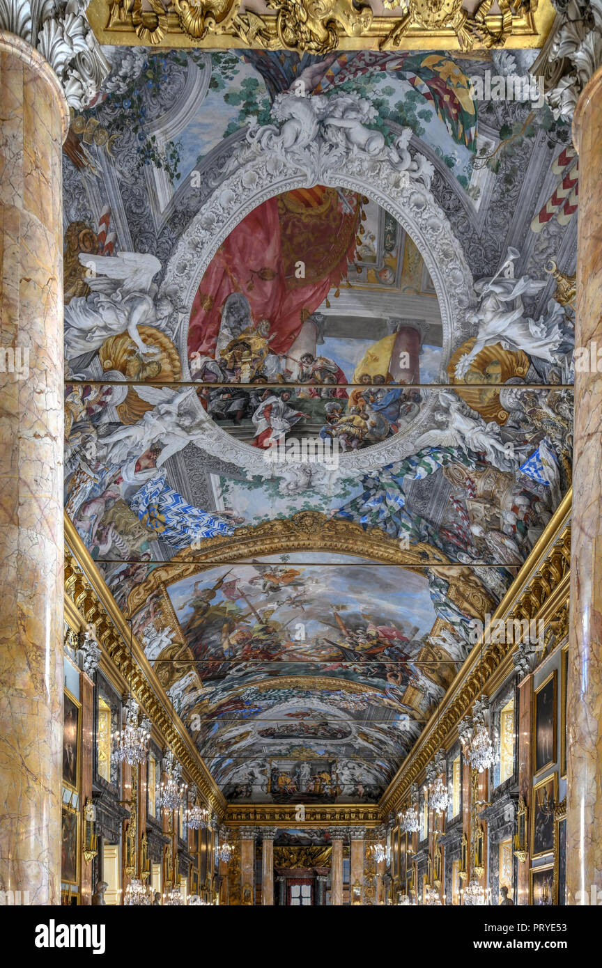 Rome, Italy - March 24, 2018: Colonna Palace of Paliano in Rome, Italy ...