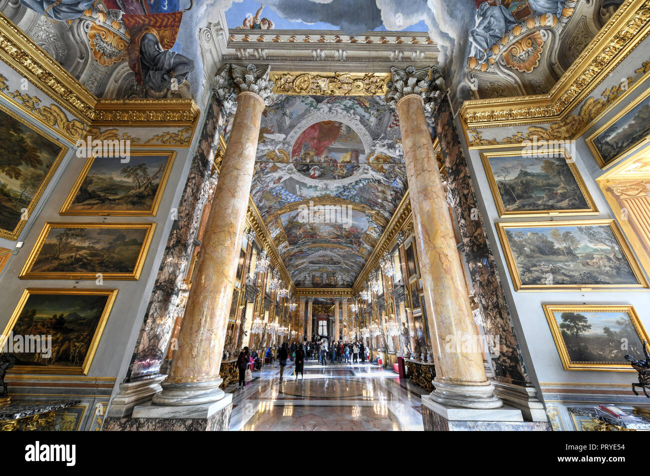 Rome, Italy - March 24, 2018: Colonna Palace of Paliano in Rome, Italy ...