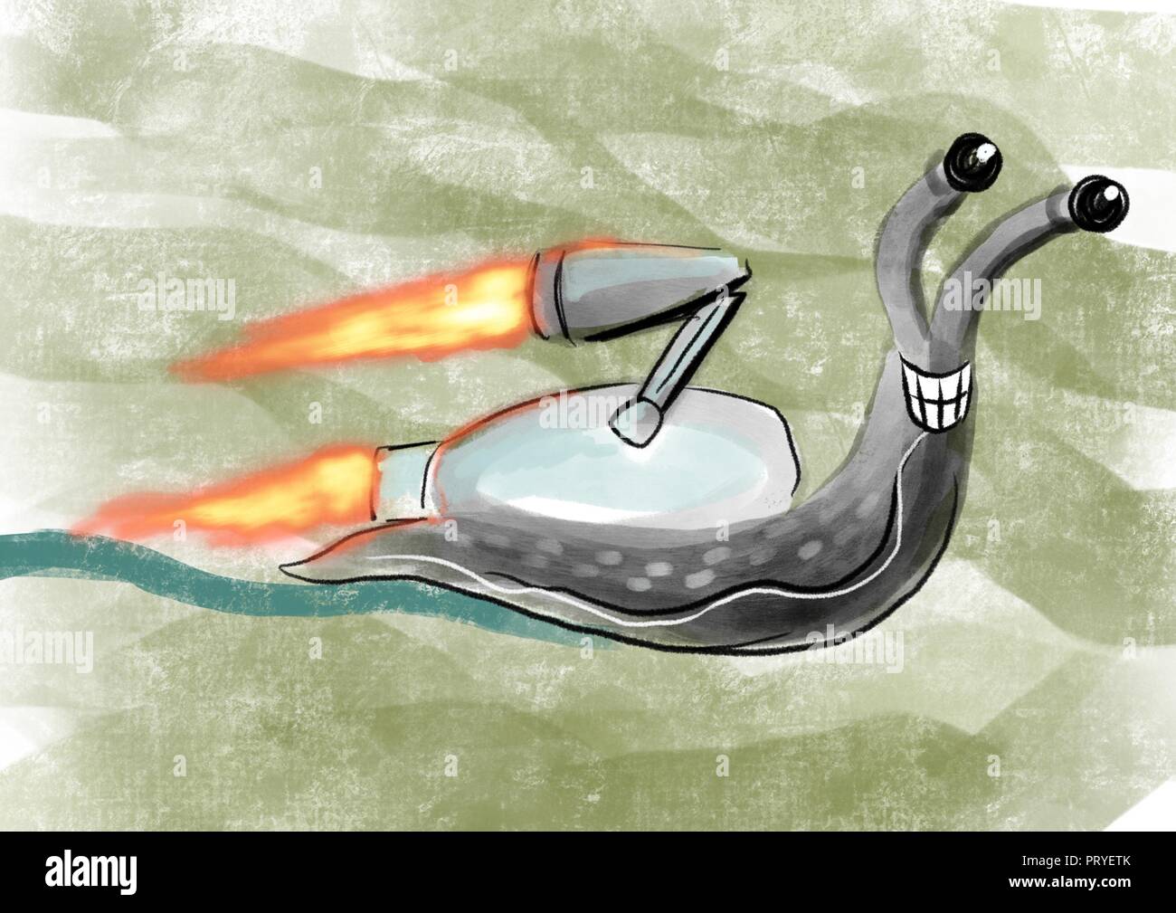 Rocket snail hi-res stock photography and images - Alamy