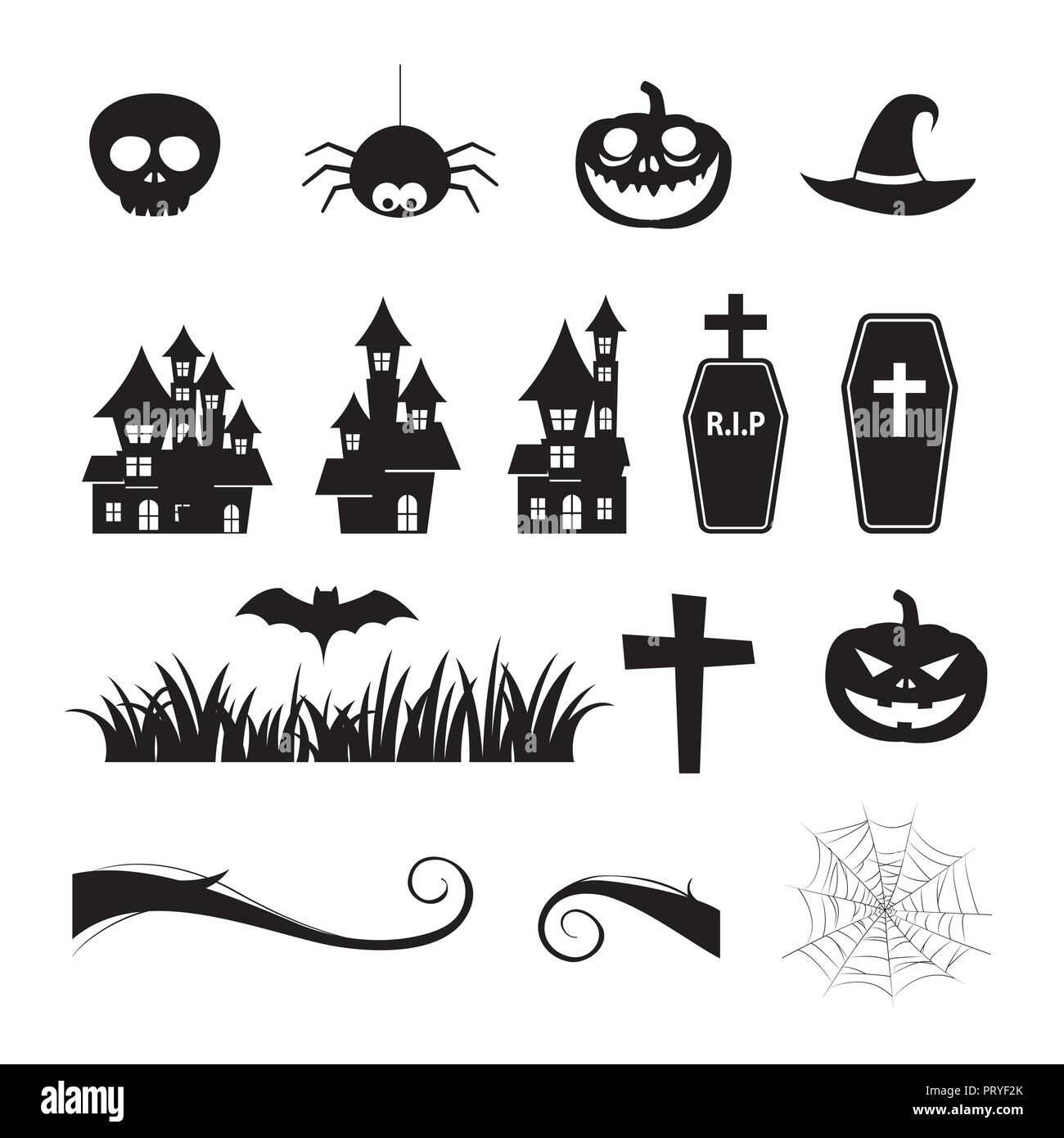 Set candy icon line Cut Out Stock Images & Pictures - Alamy