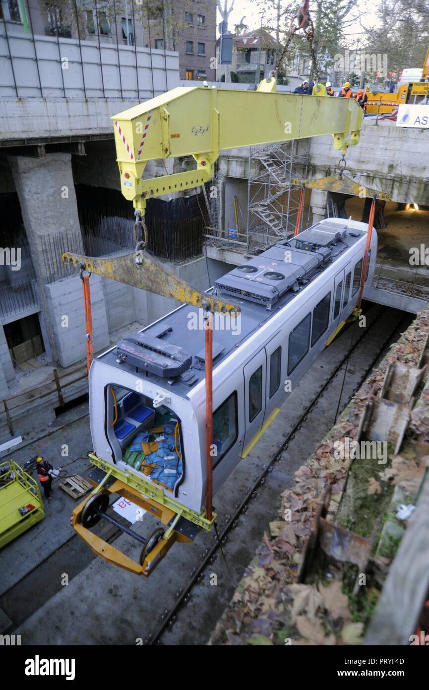 Subway In Milan Italy