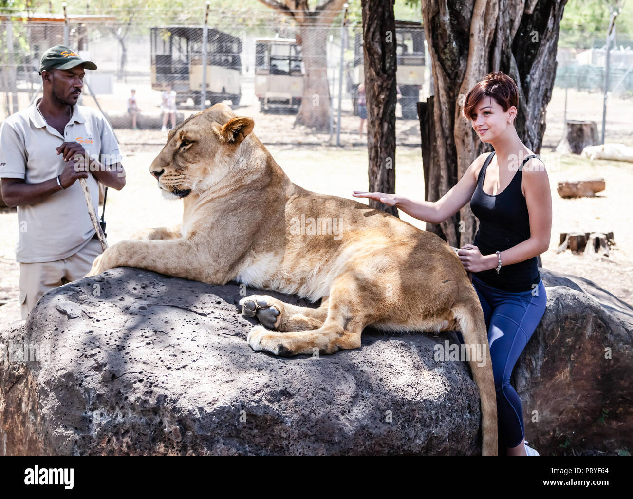 Casela adventure park hi-res stock photography and images - Alamy