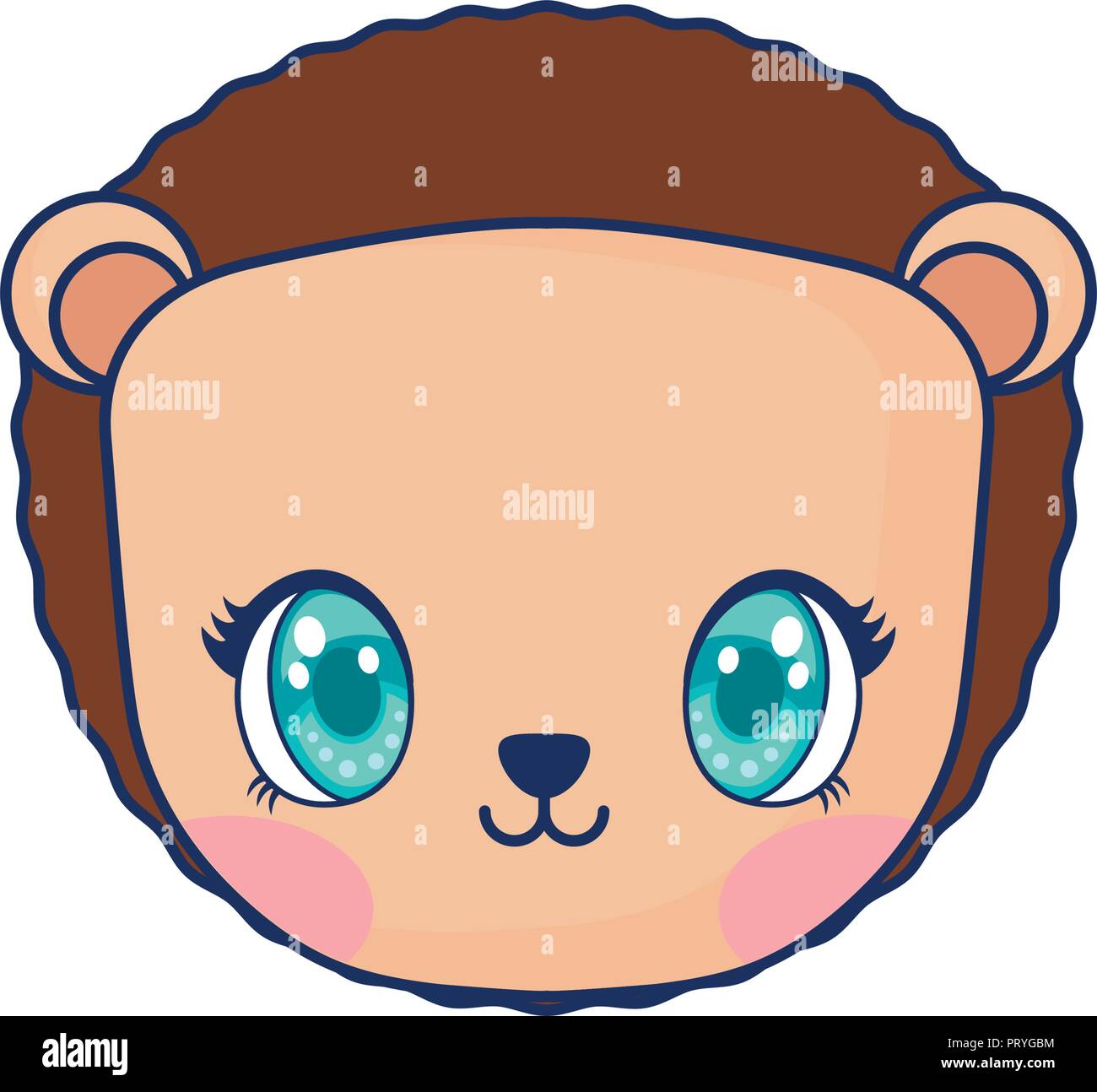 cute adorable character vector illustration design Stock Vector Image ...