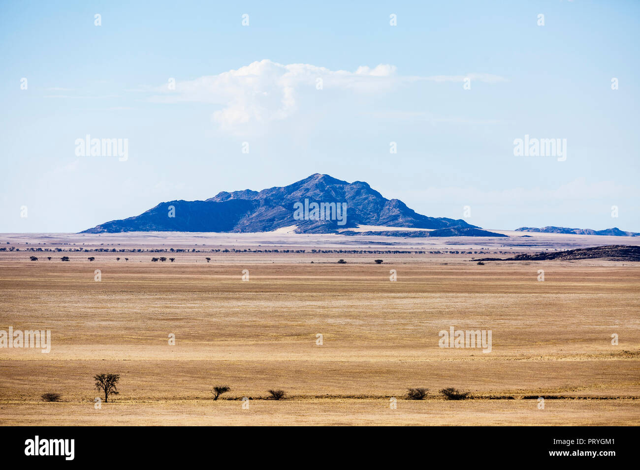 Aerial view, Mt Heinrichsberg, Namib-Naukluft National Park, northern ...