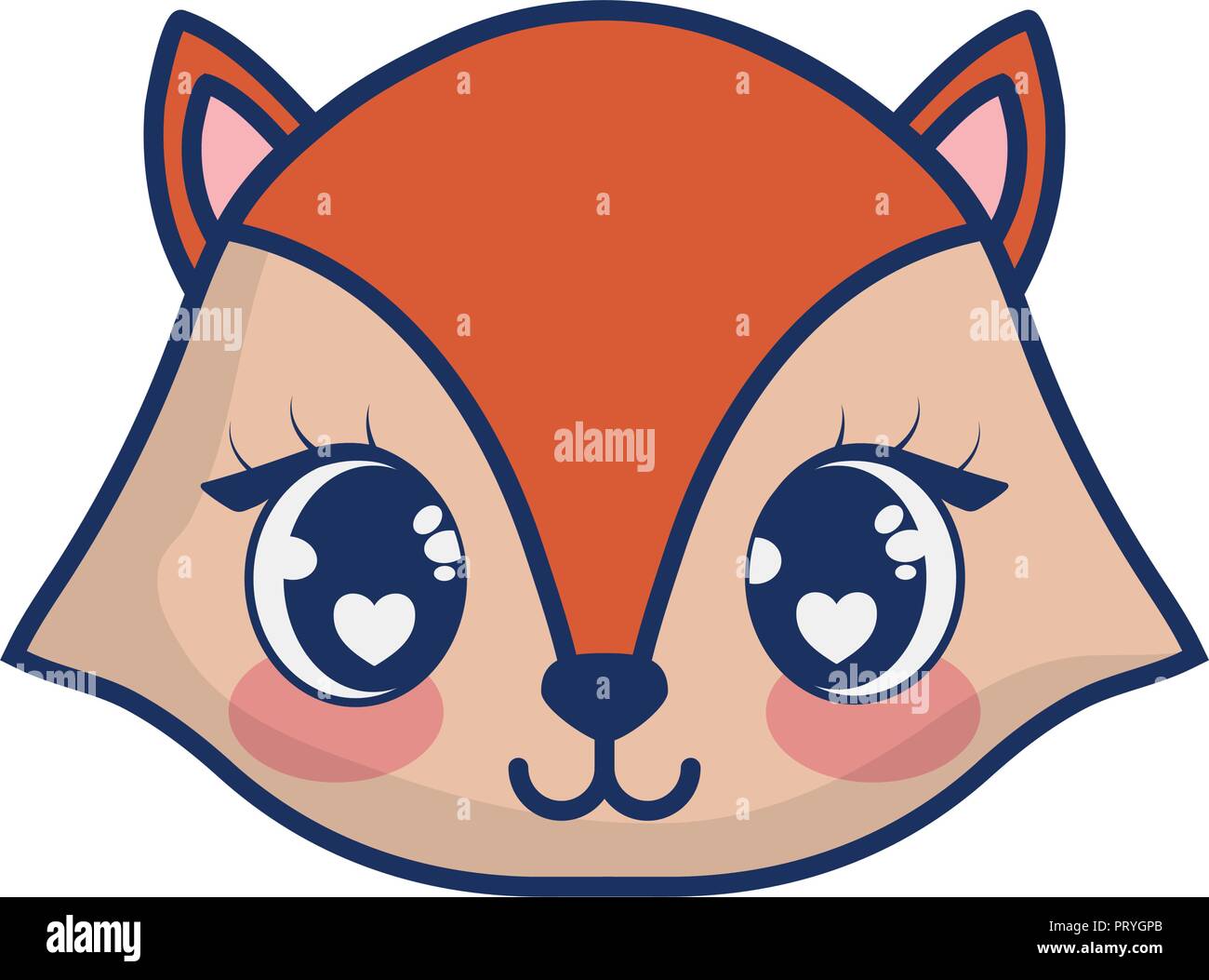 cute chipmunk adorable character vector illustration design Stock ...