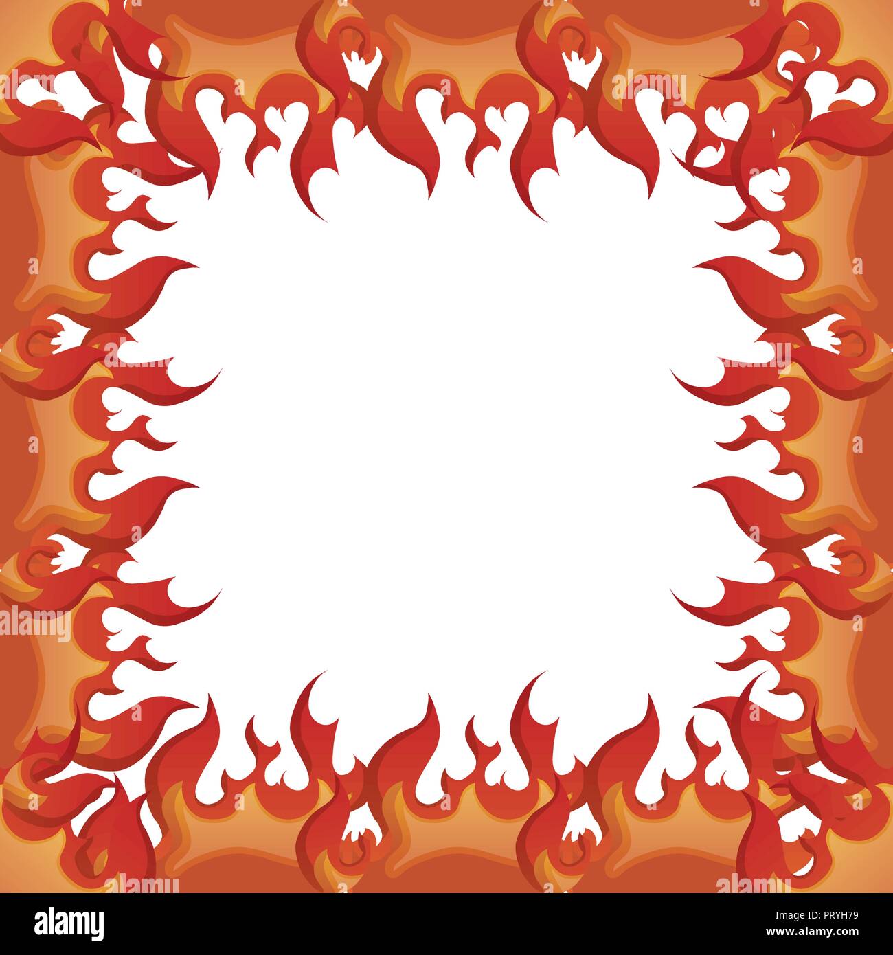Fire Border Design