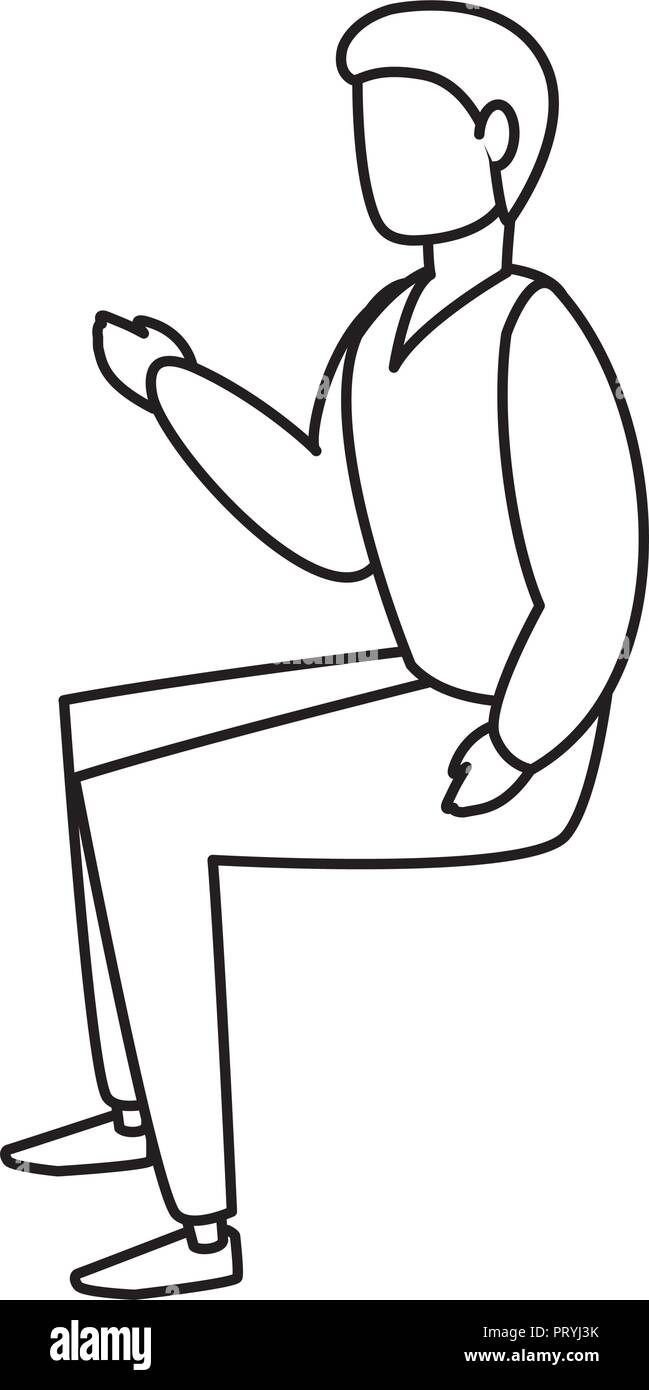 Seated model Stock Vector Images - Alamy