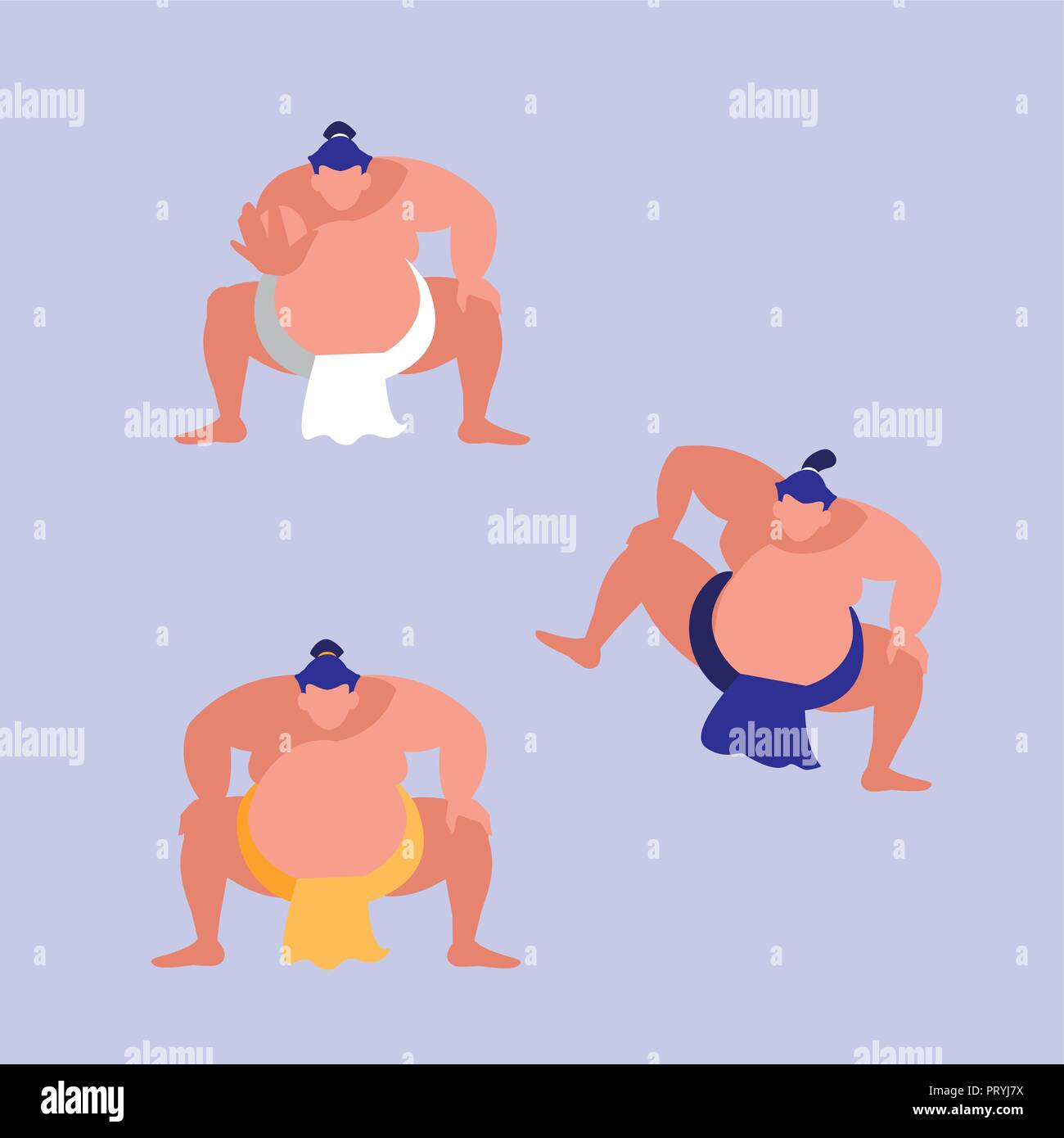 Sumo Cartoon High Resolution Stock Photography and Images - Alamy