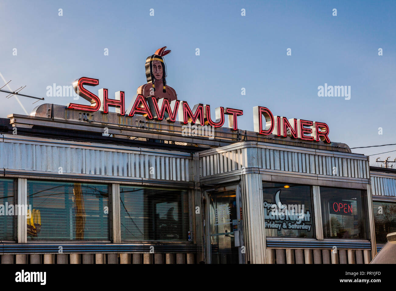 Shawmut Diner New Bedford, Massachusetts, USA Stock Photo - Alamy
