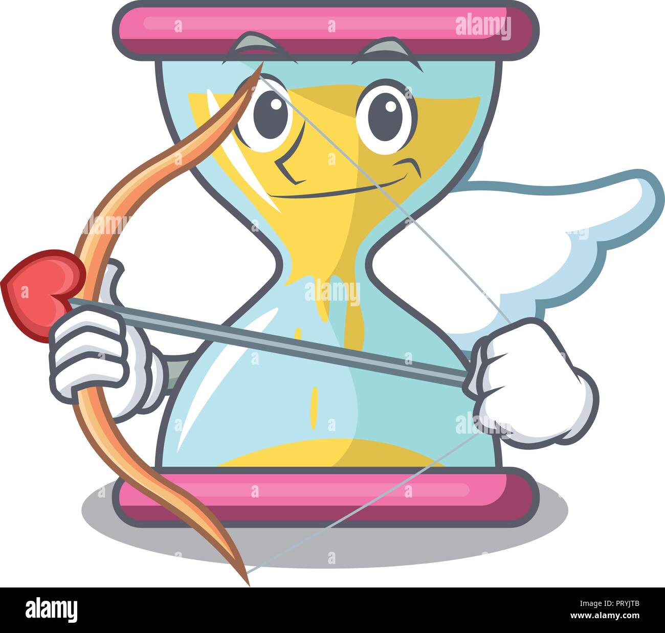 Angel of time hourglass hi-res stock photography and images - Alamy