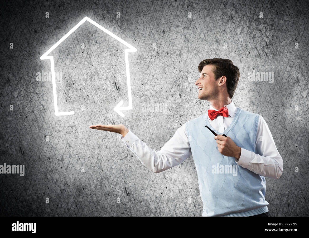 Elegant banker wearing red hi-res stock photography and images - Alamy