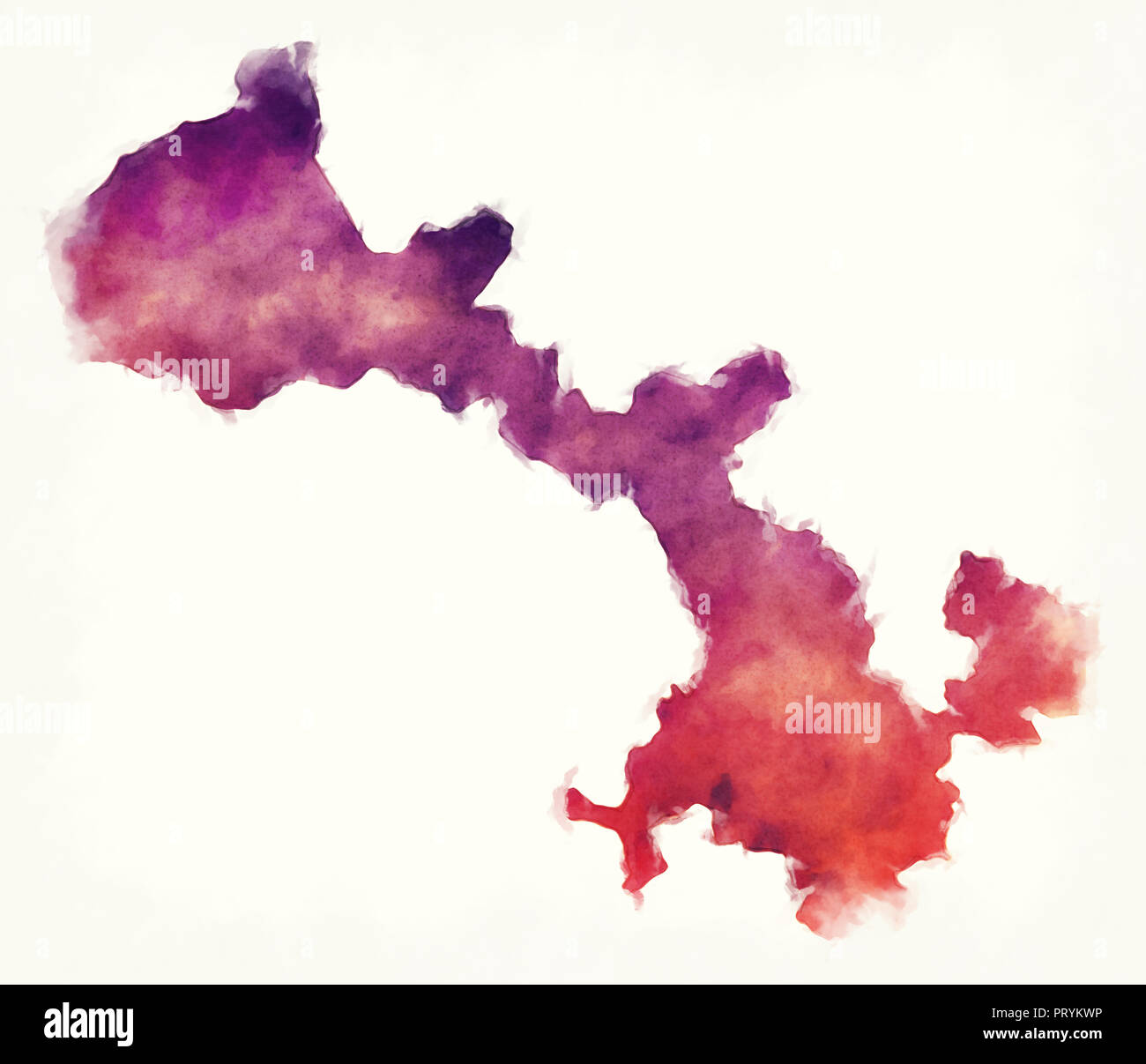 Gansu map hi-res stock photography and images - Alamy
