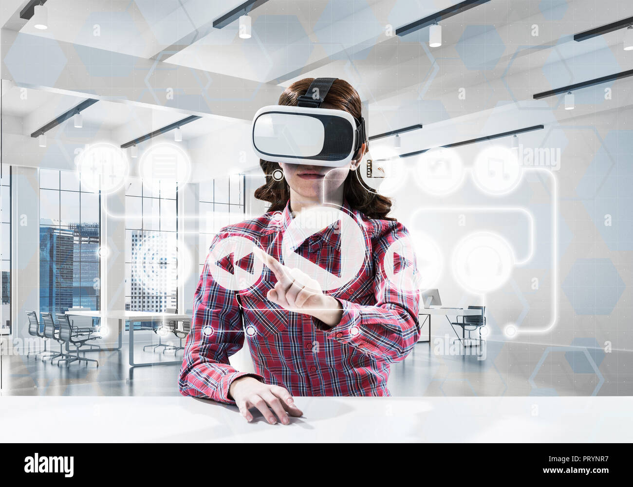 Modern educational process Stock Photo - Alamy