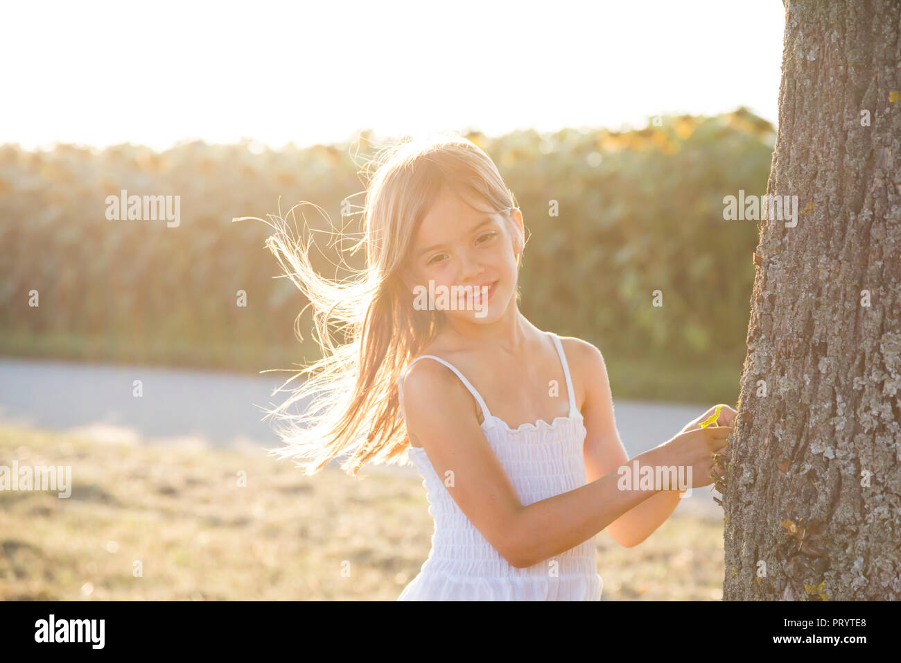Girls in dresses in trees hi-res stock photography and images - Alamy