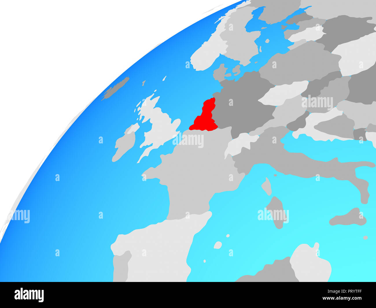 Benelux union countries map hi-res stock photography and images - Alamy