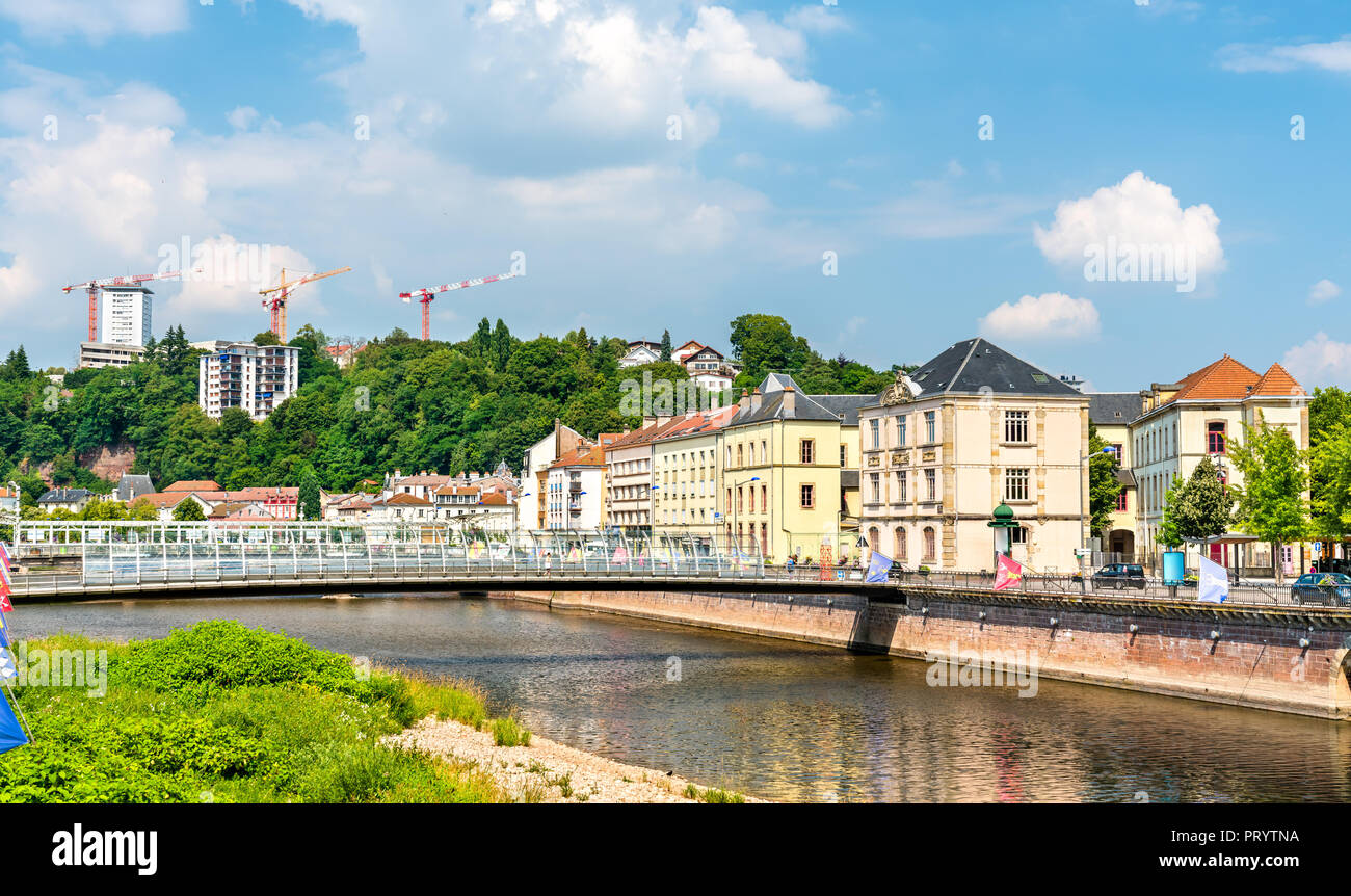 Typical french buildings in Epinal, France Stock Photo - Alamy