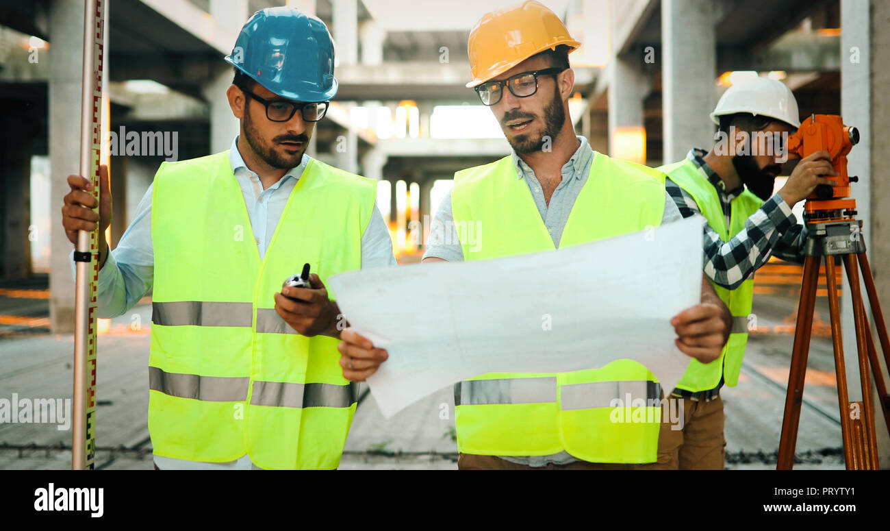 Architecture engineering teamwork meeting at workplace Stock Photo - Alamy
