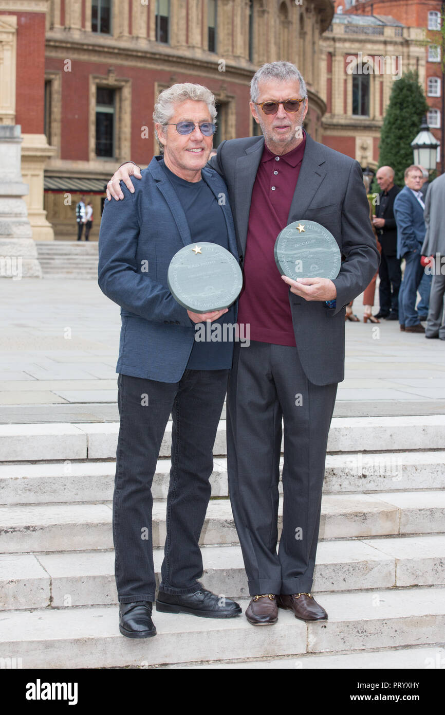 Eric clapton outside royal albert hall hi-res stock photography and ...