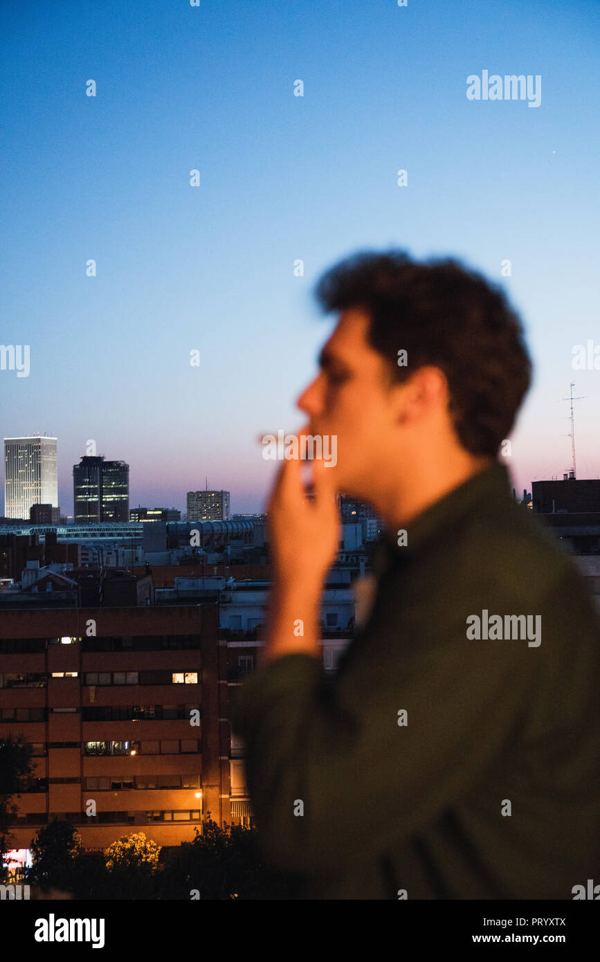 Man smoking joint hi-res stock photography and images - Alamy