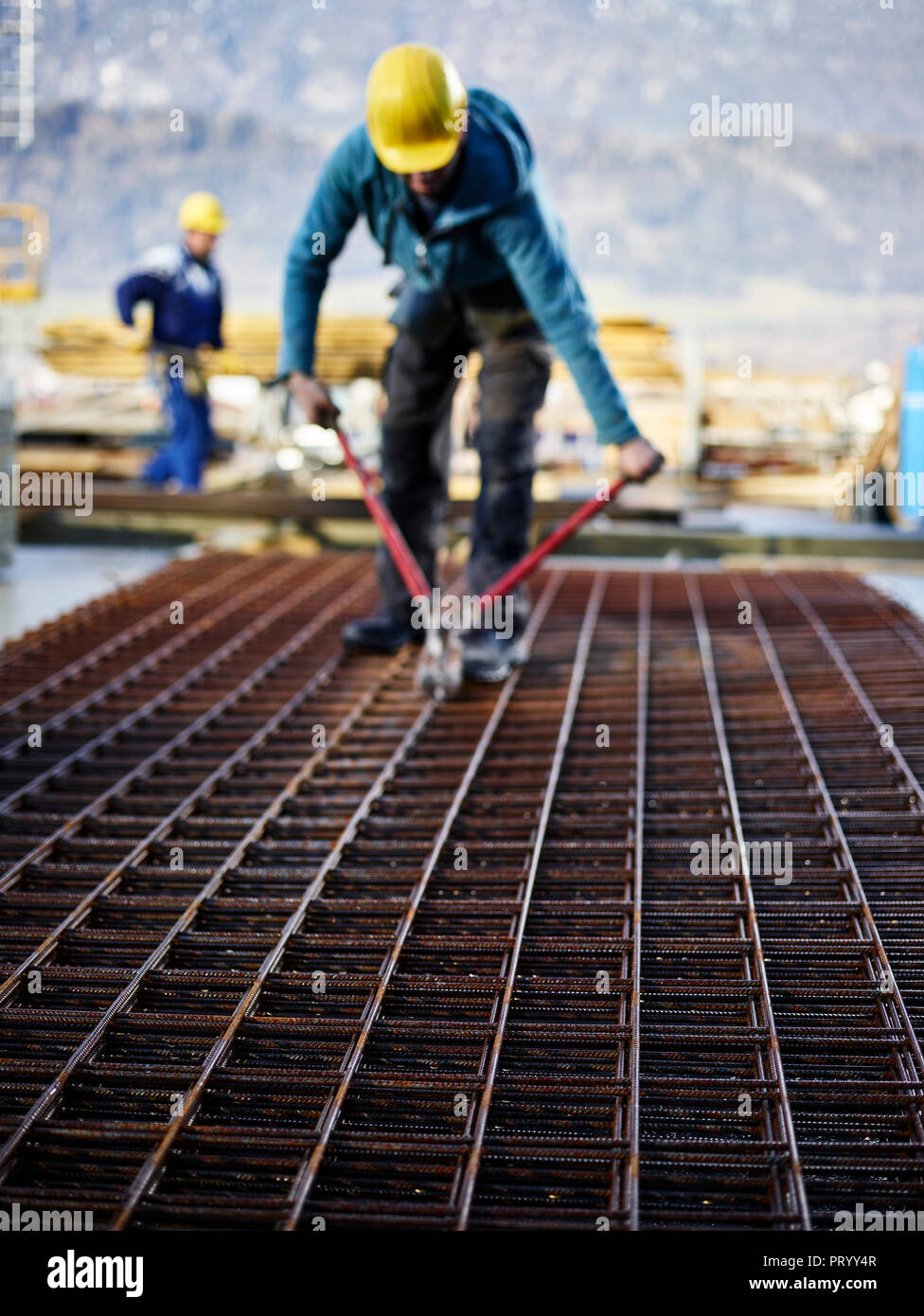 Construction workers professional tools hi-res stock photography and ...