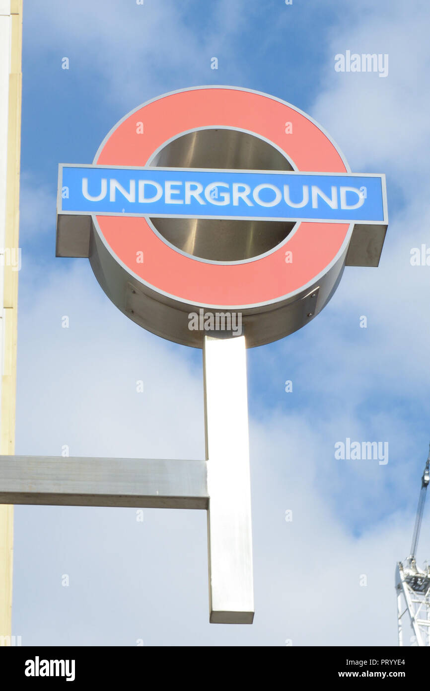 London underground logo on white hi-res stock photography and images ...