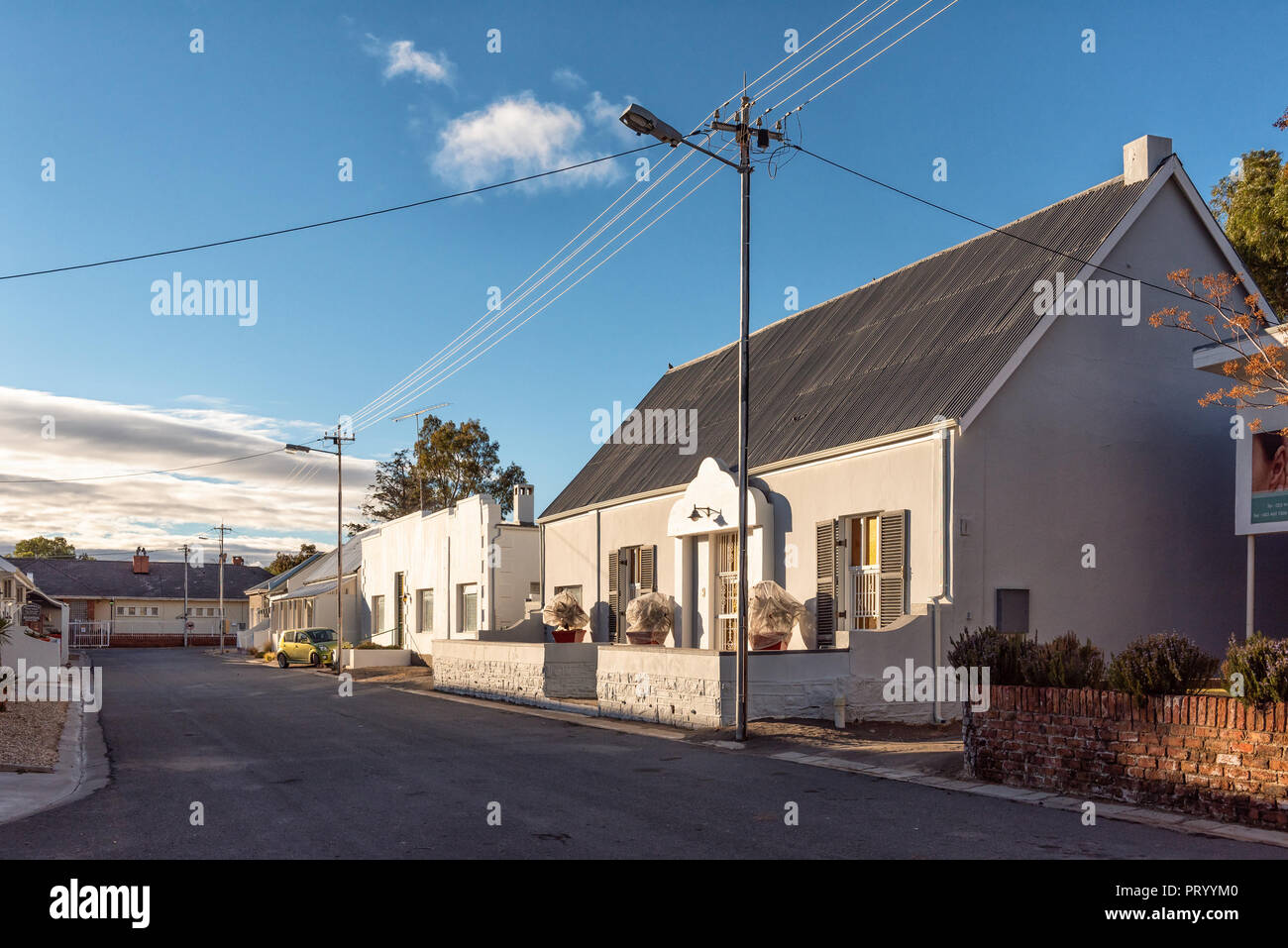 VICTORIA WEST, SOUTH AFRICA, AUGUST 7, 2018: A street scene, with ...