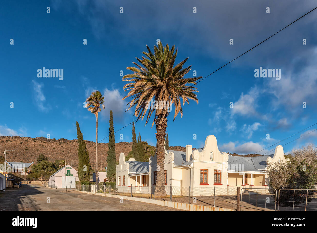 VICTORIA WEST, SOUTH AFRICA, AUGUST 7, 2018: A street scene, with ...