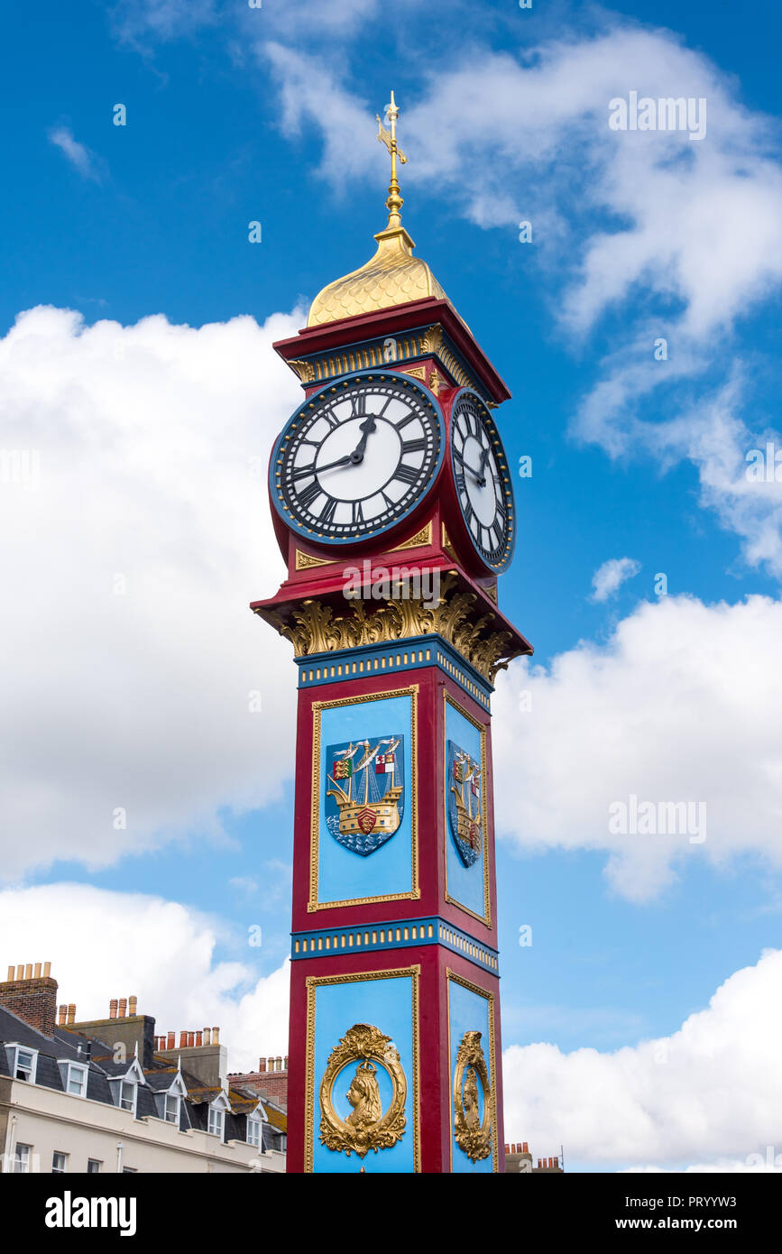 Weymouth victorian clock hi-res stock photography and images - Alamy