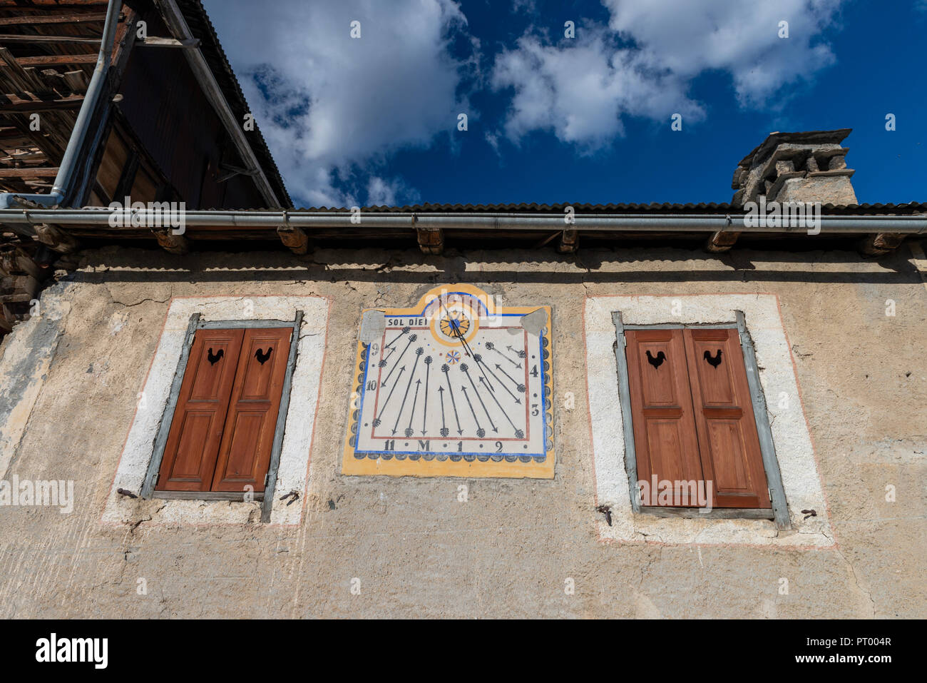 Saint-Véran, High Alps, France, 09/2016 The village of Saint Veran, the ...