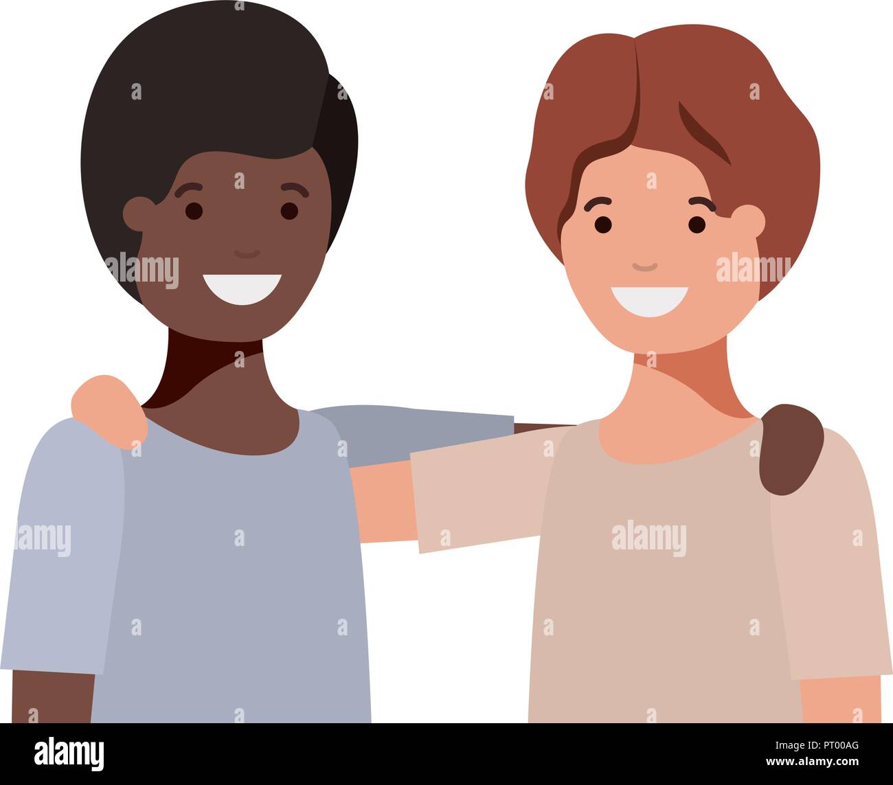 friendly teenagers boys characters Stock Vector Image & Art - Alamy