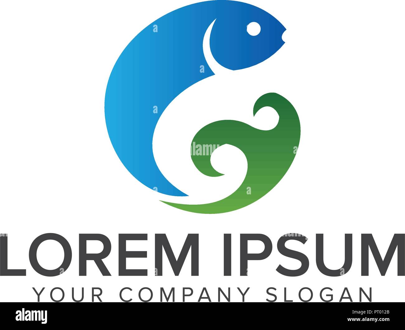 Fish logo design concept template Stock Vector Image & Art - Alamy