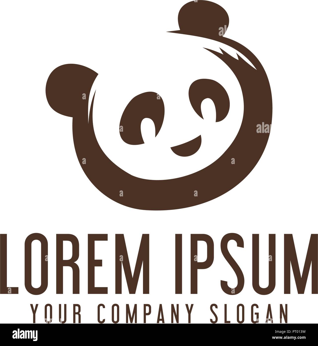 panda logo design concept template Stock Vector Image & Art - Alamy