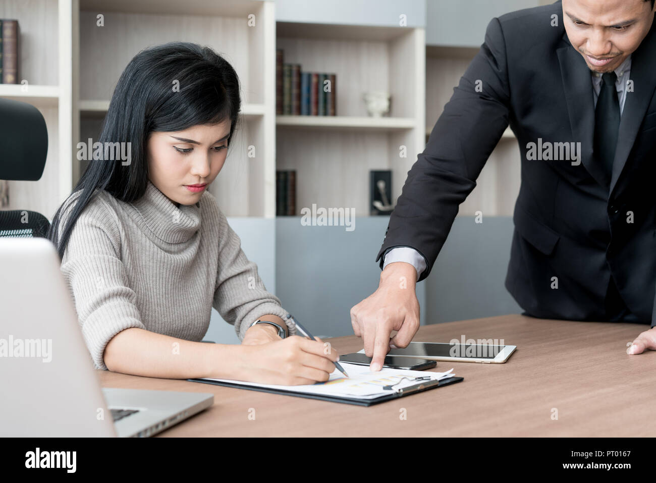Boss expression hi-res stock photography and images - Alamy
