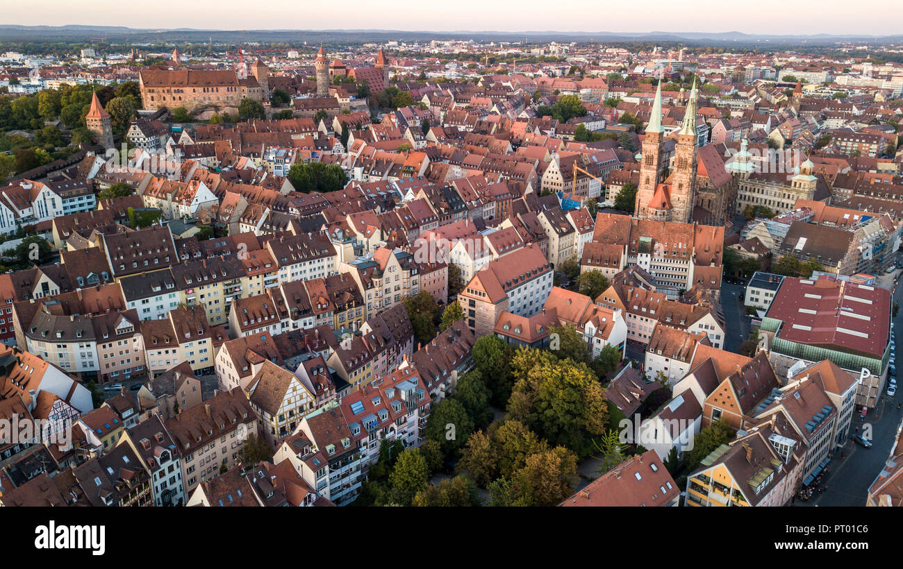 Aerial view old church st hi-res stock photography and images - Alamy