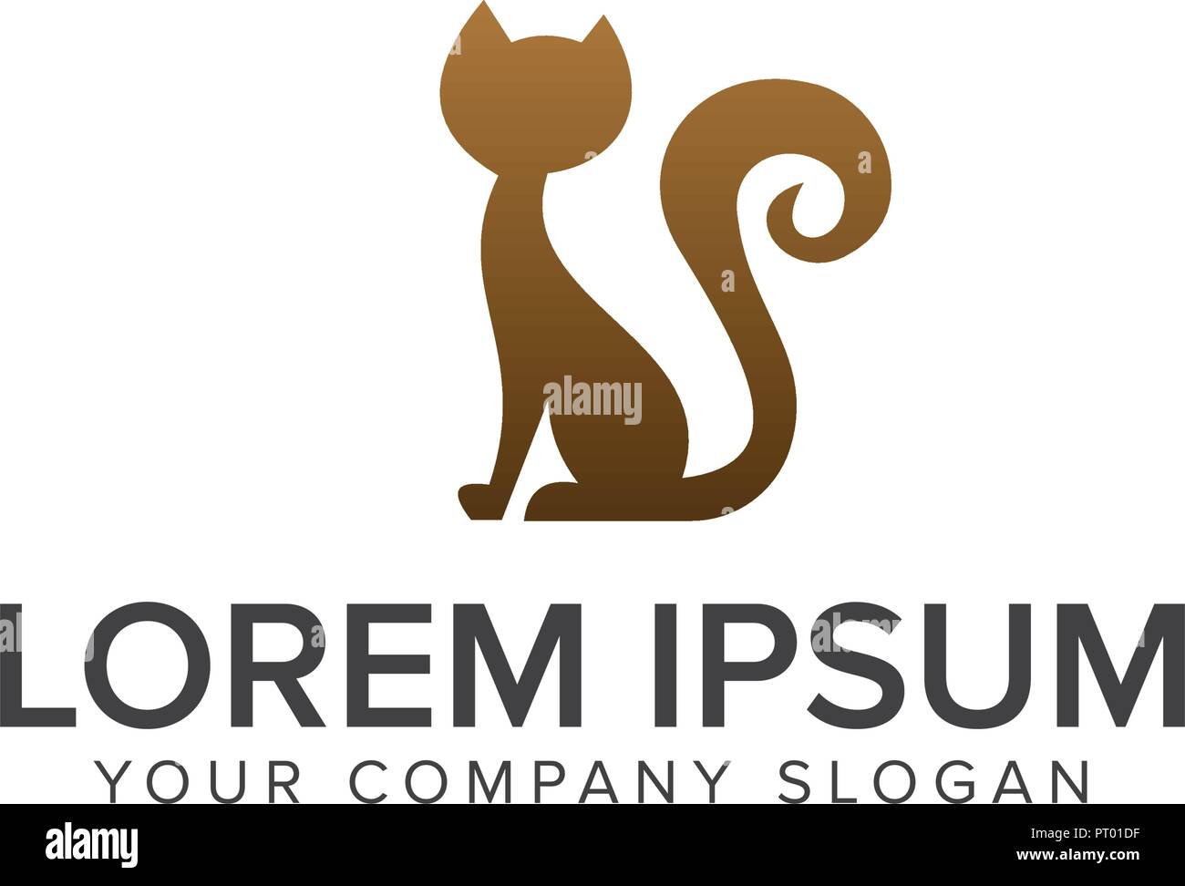 Cute cat funny dog Stock Vector Images - Alamy