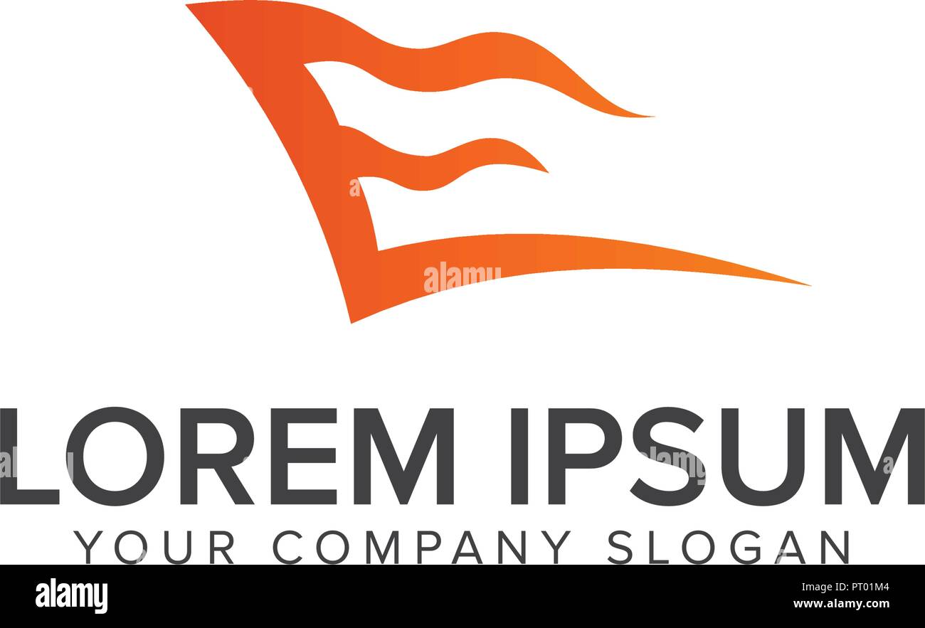 Business branding flag Stock Vector Images - Alamy