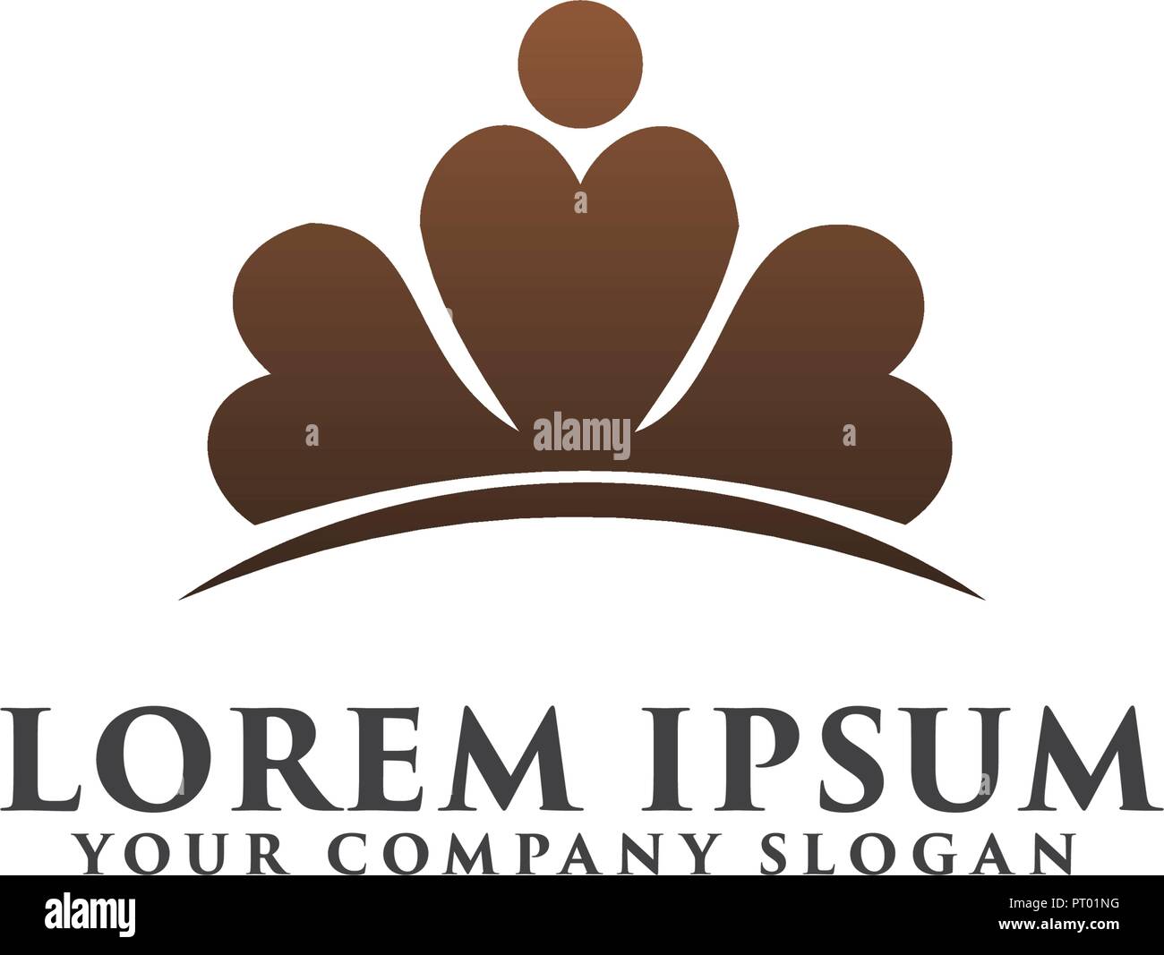 heart people logo design concept template Stock Vector Image & Art - Alamy