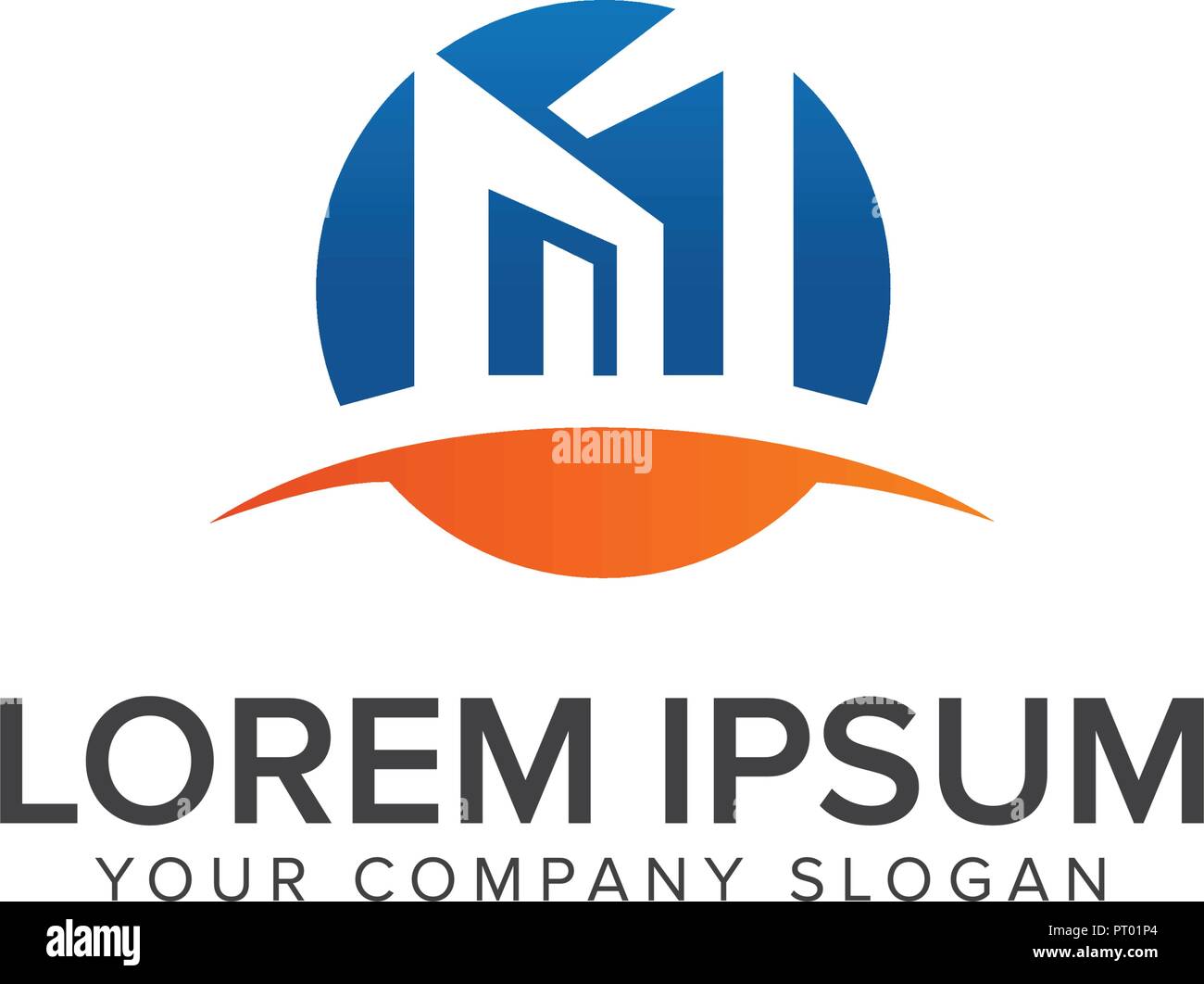 Mega real estate logo Stock Vector Images - Alamy