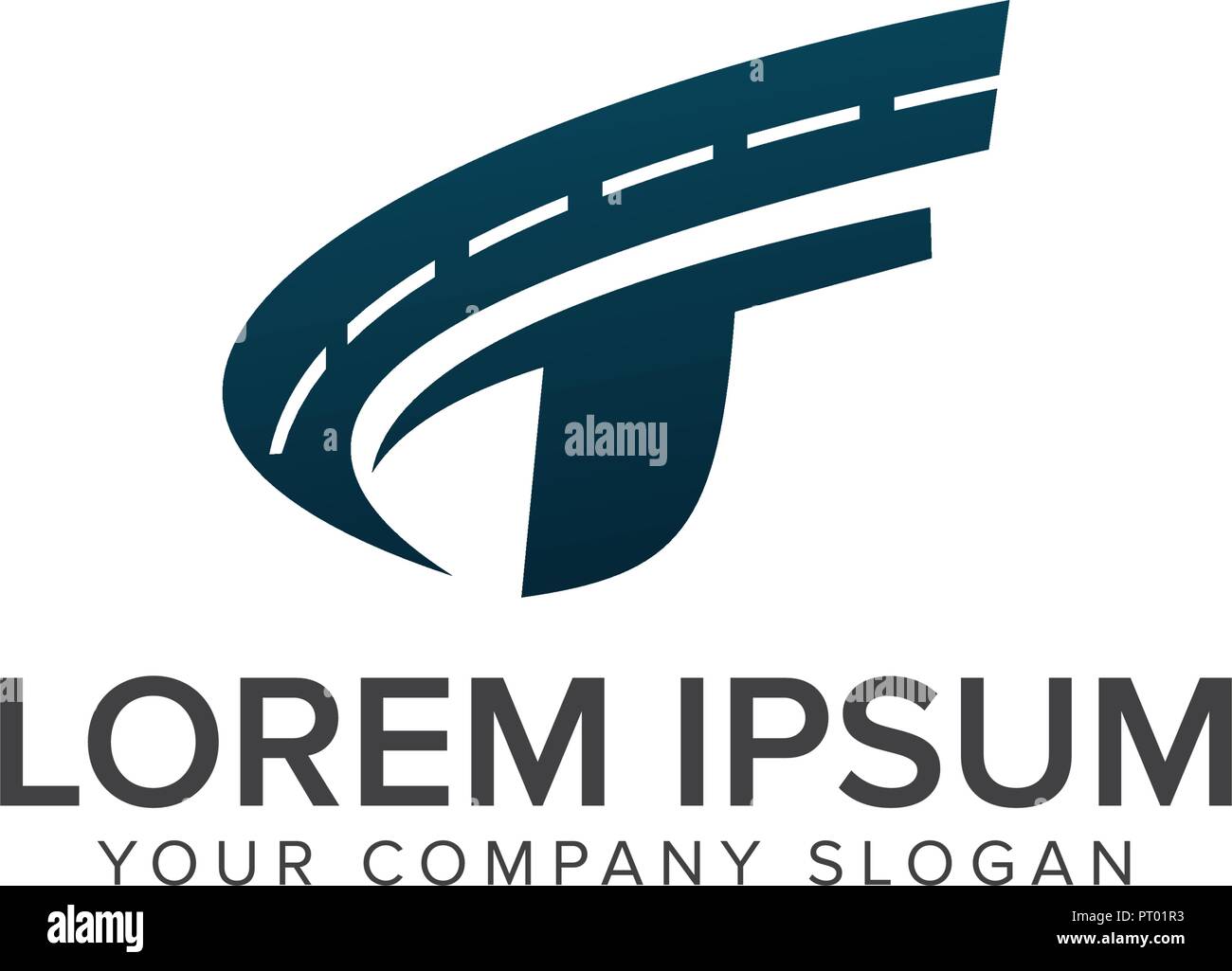 road letter t logo design concept template Stock Vector Image & Art - Alamy