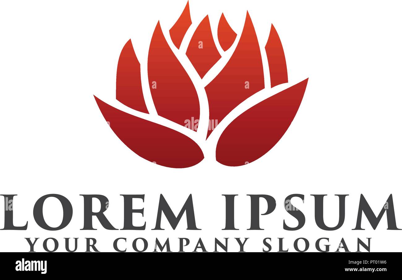 flower logo. Environmental and Green Landscaping logo design concept ...