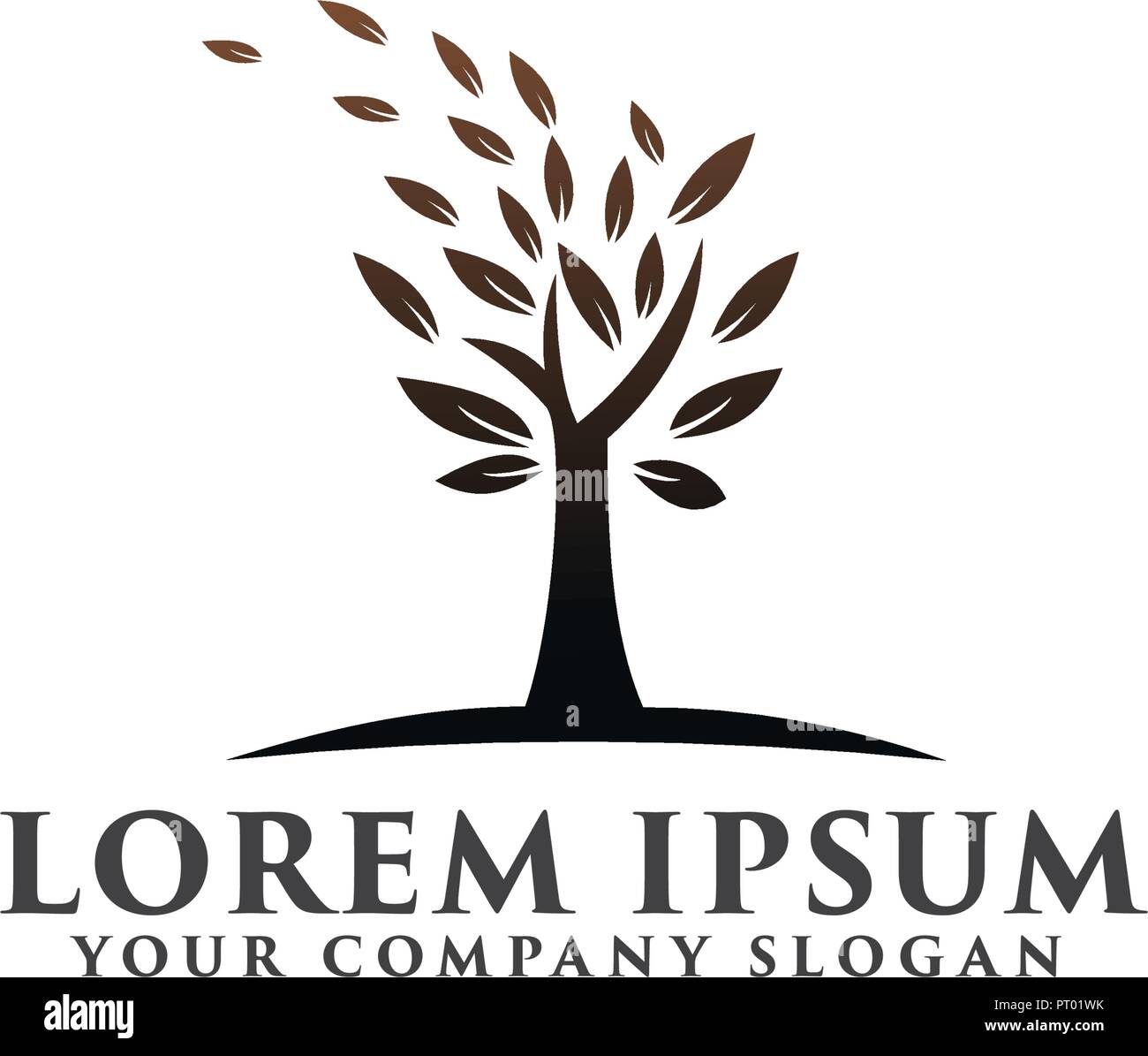 tree natural logo. Environmental and Green Landscaping logo design ...