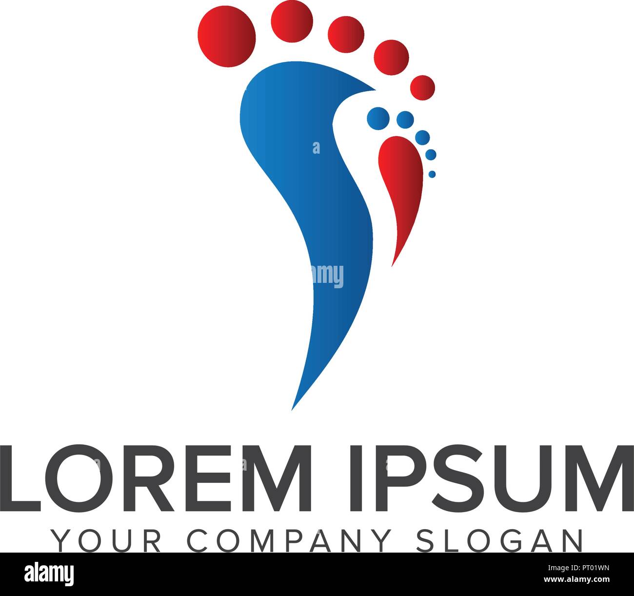 leg people logo design concept template Stock Vector Image & Art - Alamy