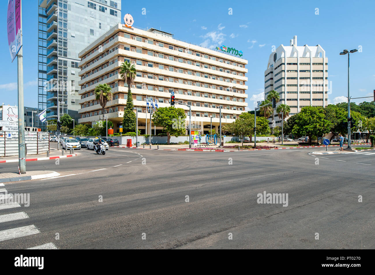 Building designed by Arieh Sharon on Arlozorov, Tel Aviv, Israel Stock ...