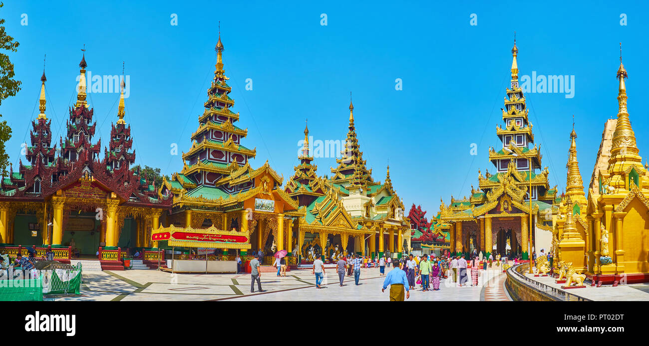 Rakhine tazaung hi-res stock photography and images - Alamy