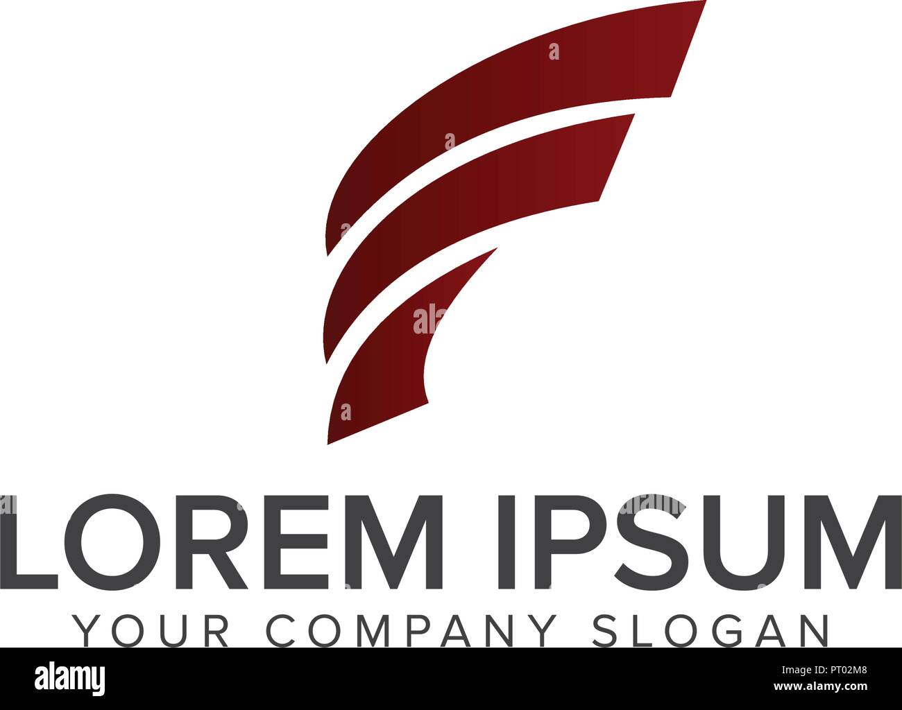 letter F logo. Architectural Construction logo design concept template ...