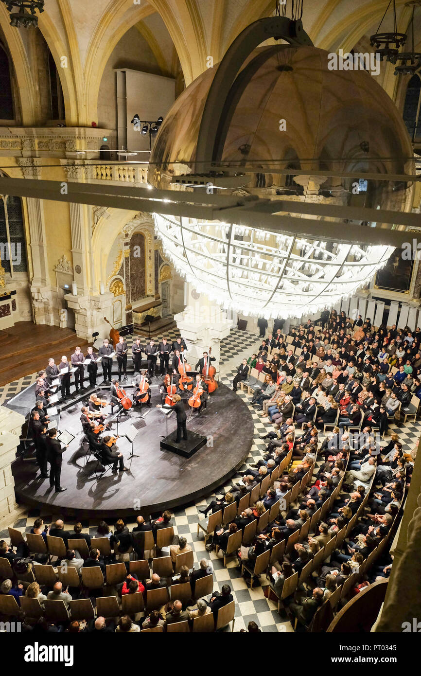 Rouen (Normandy, northern France): concert hall ÒChapelle Corneille ...