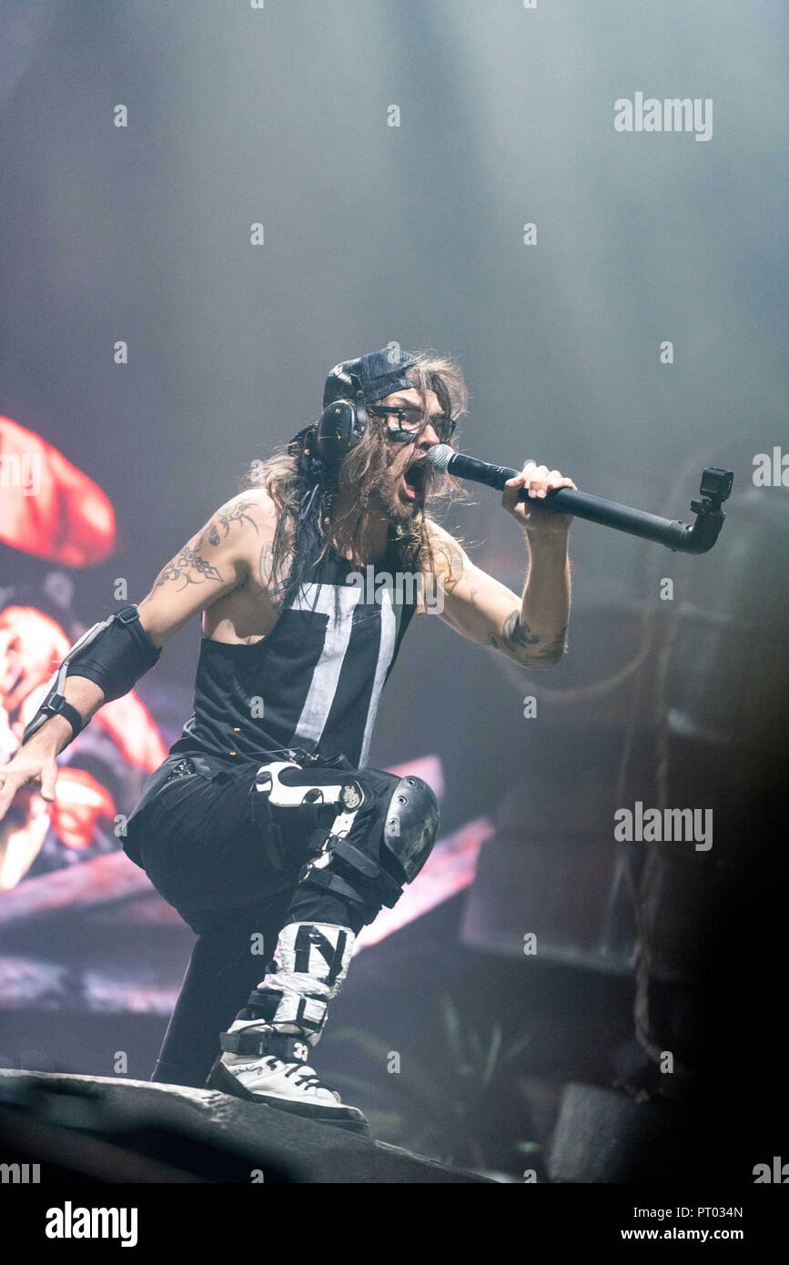 Shaka Ponk attending the Ardeche Aluna Festival 2018 on 2018/06/14 in ...