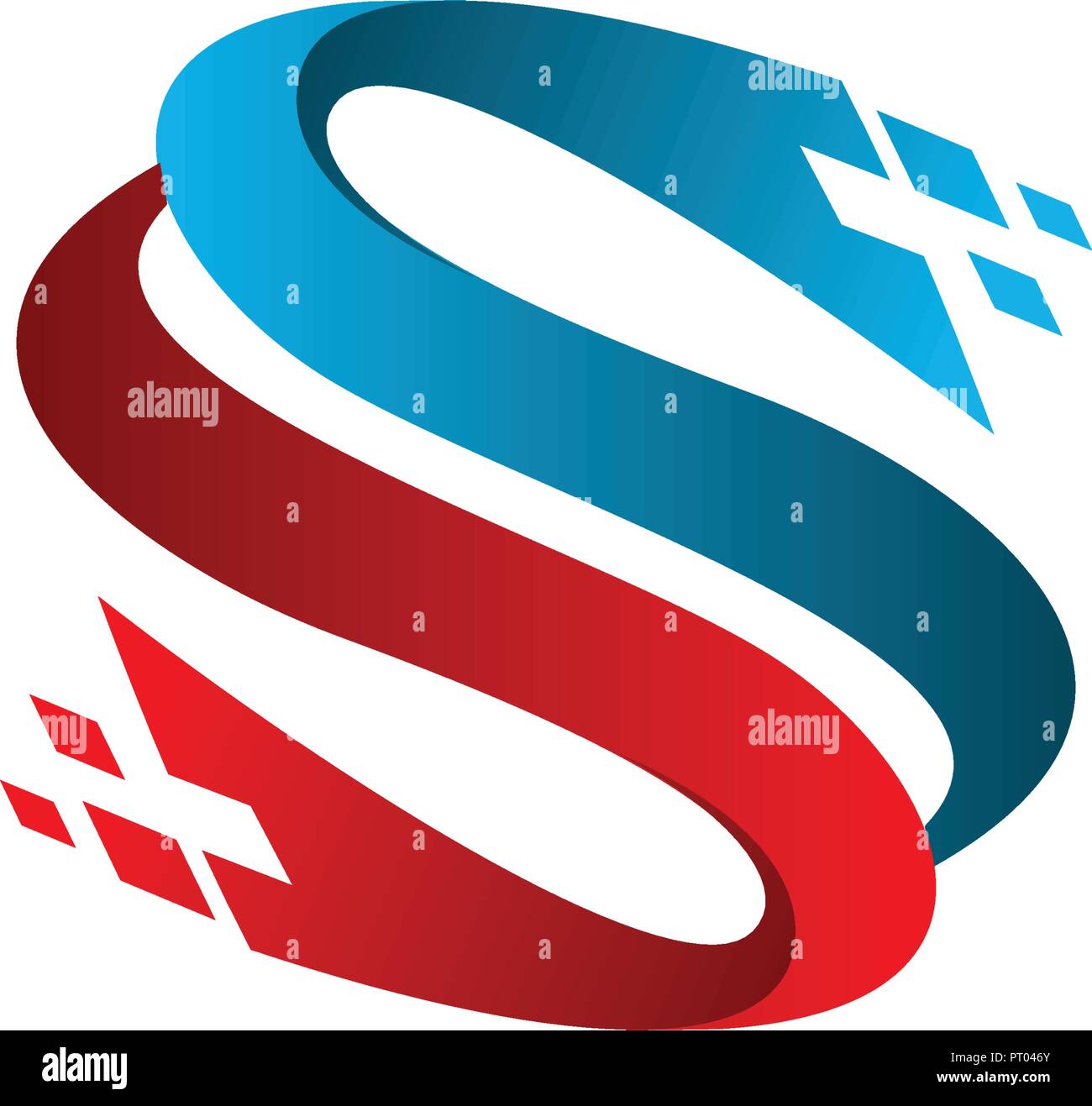 letter s technology logo design concept template Stock Vector Image ...