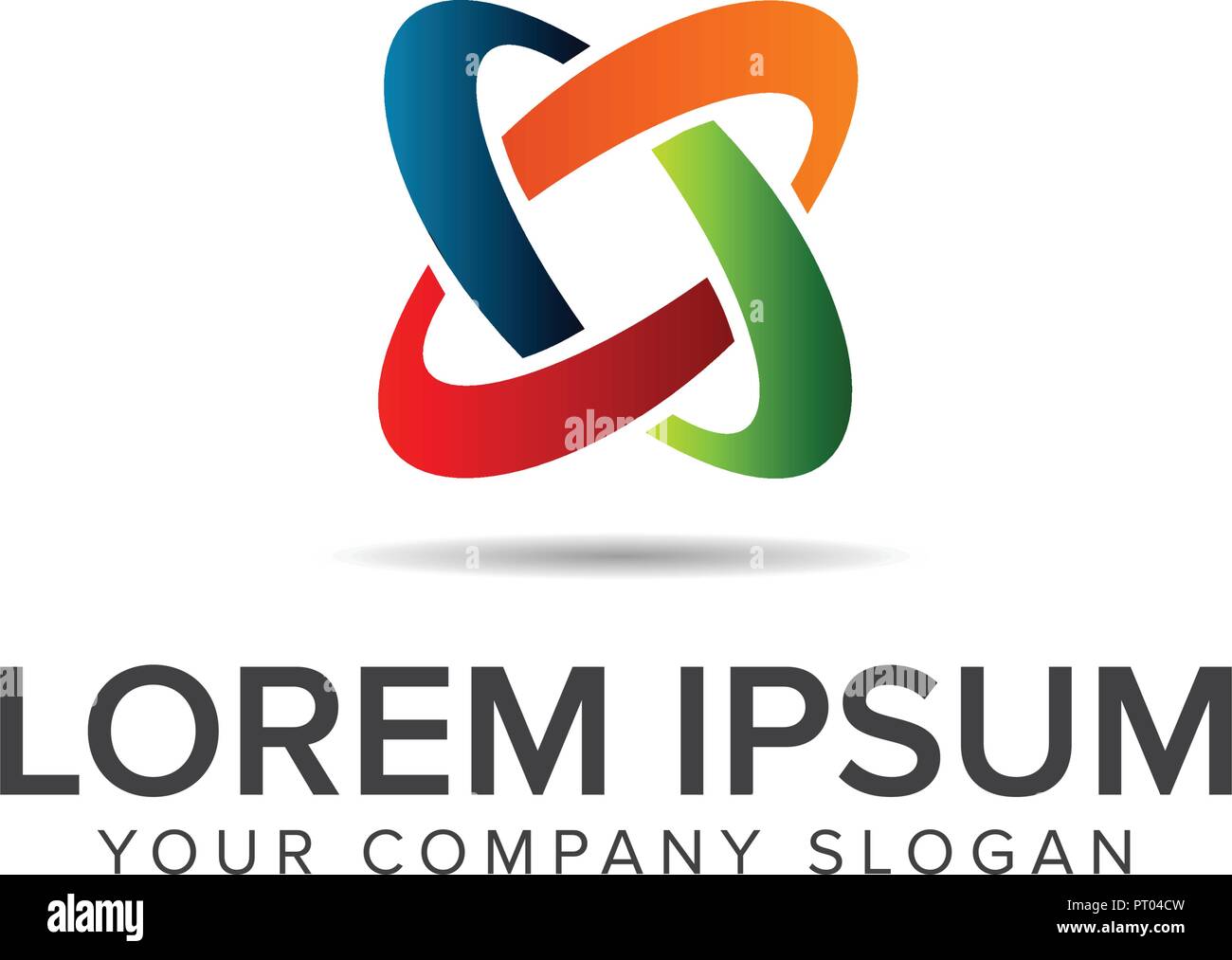 media abstract logo design concept template Stock Vector Image & Art ...